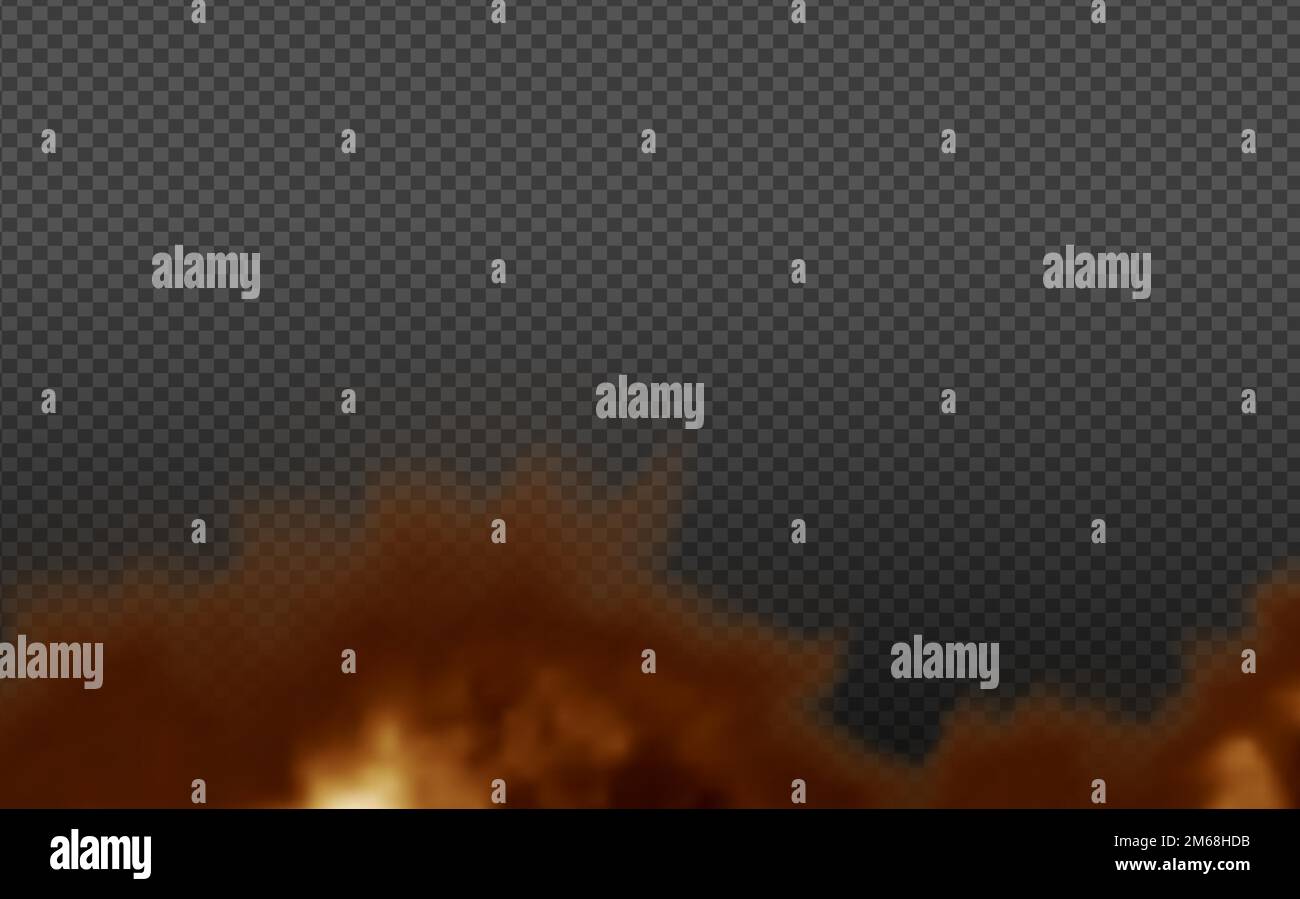 Realistic vector isolated on transparent background. Dust cloud with ...