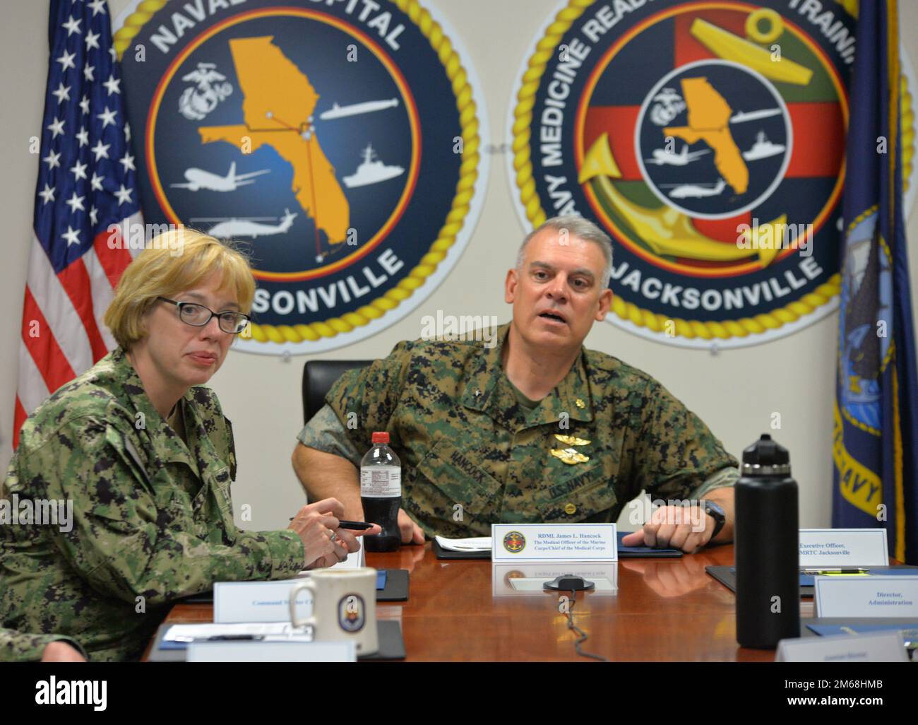 JACKSONVILLE, Fla. (April 19, 2022) – Rear Adm. James Hancock, director ...