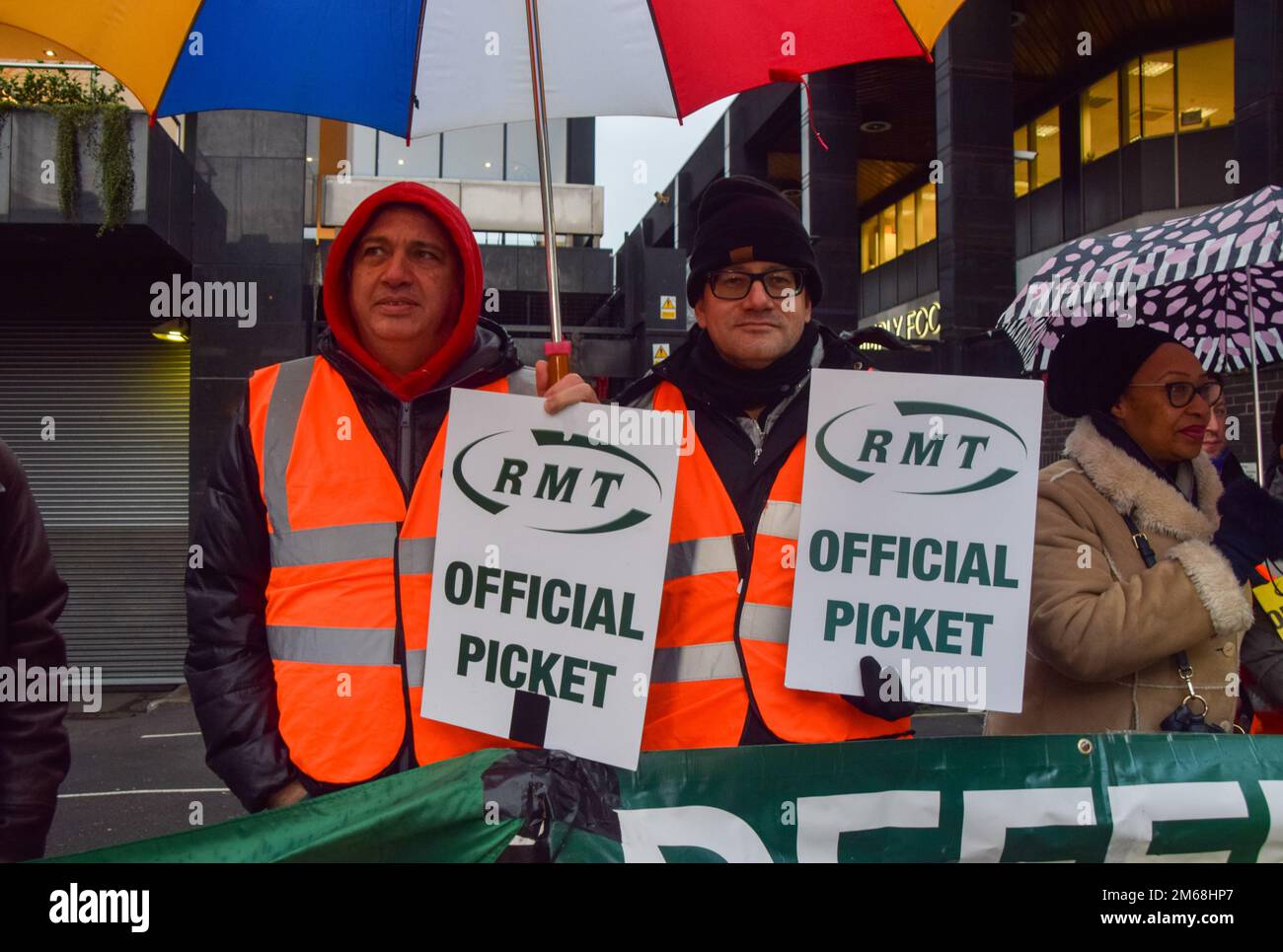 London, UK. 3rd January 2023. RMT (Rail, Maritime and Transport workers ...