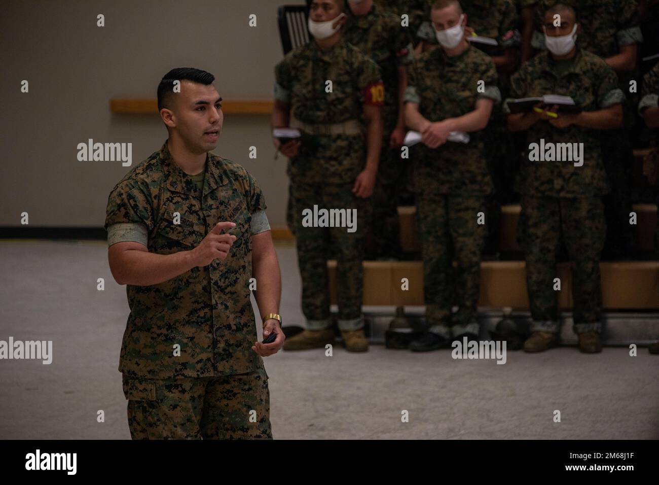 U.S. Marine Corps Sgt. Cesar Verdin, a Drill Instructor with ...