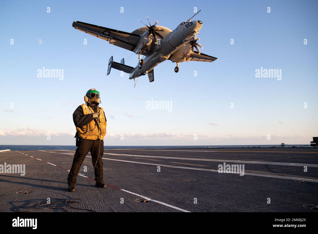 Aviation Boatswain's Mate (Equipment) 1st Class Aaron Wilson, from ...