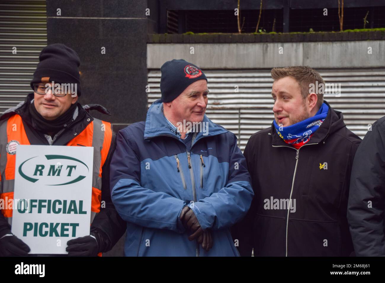 London, UK. 3rd January 2023. RMT (Rail, Maritime and Transport workers ...