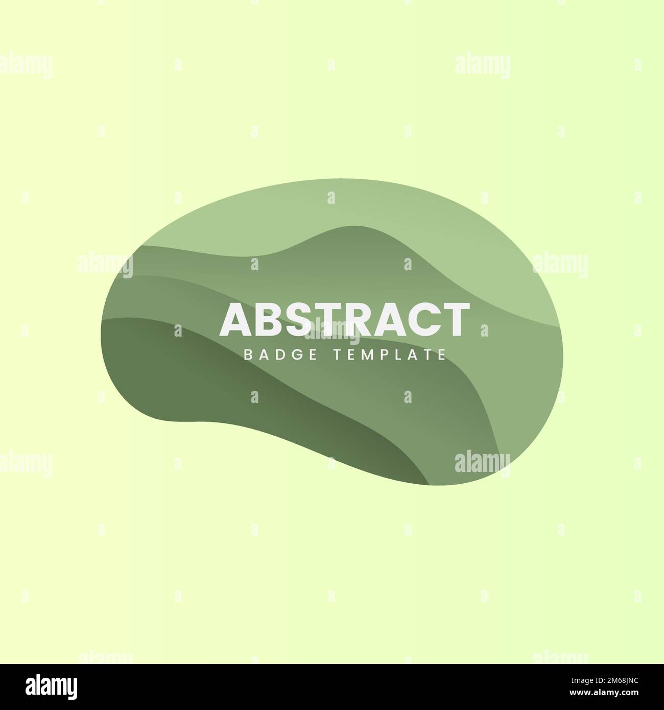 Badge in green color Stock Vector Images - Alamy