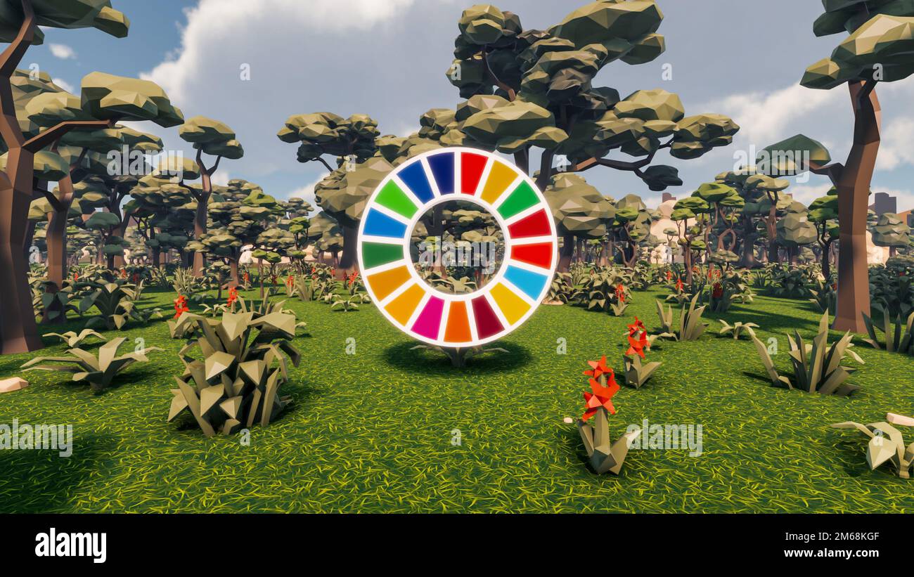 Graphic resources for sustainable development goals, biodiversity, a ...