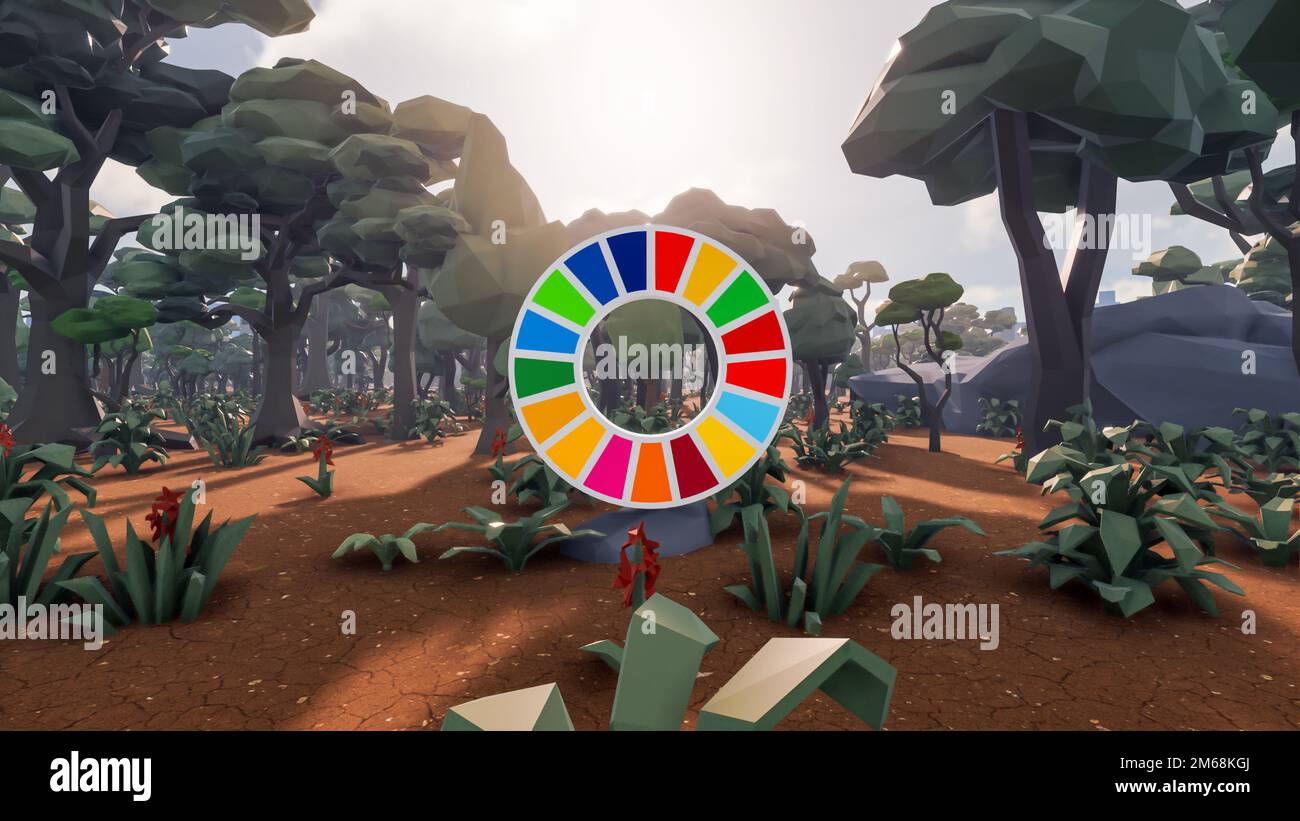 Graphic resources for sustainable development goals, biodiversity, a ...