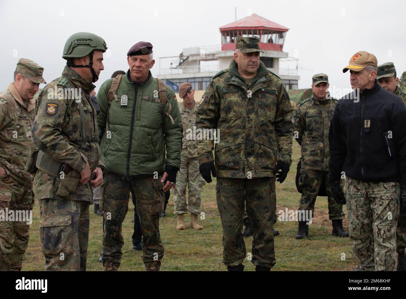 U.S. Navy Adm. Robert Burke, commander of Allied Joint Force Command ...