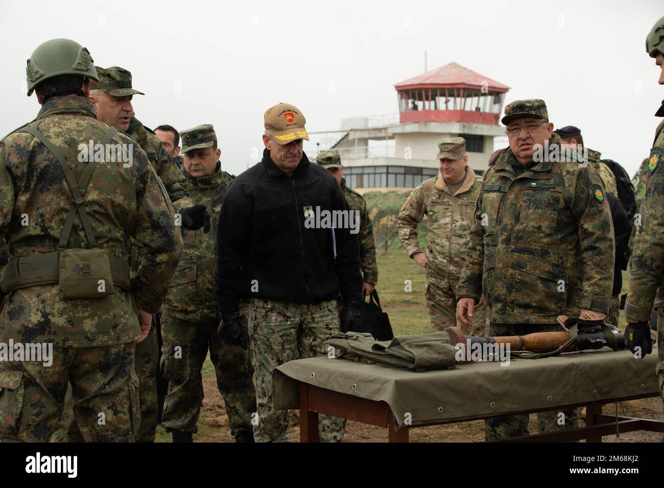 U.S. Navy Adm. Robert Burke, commander of Allied Joint Force Command ...