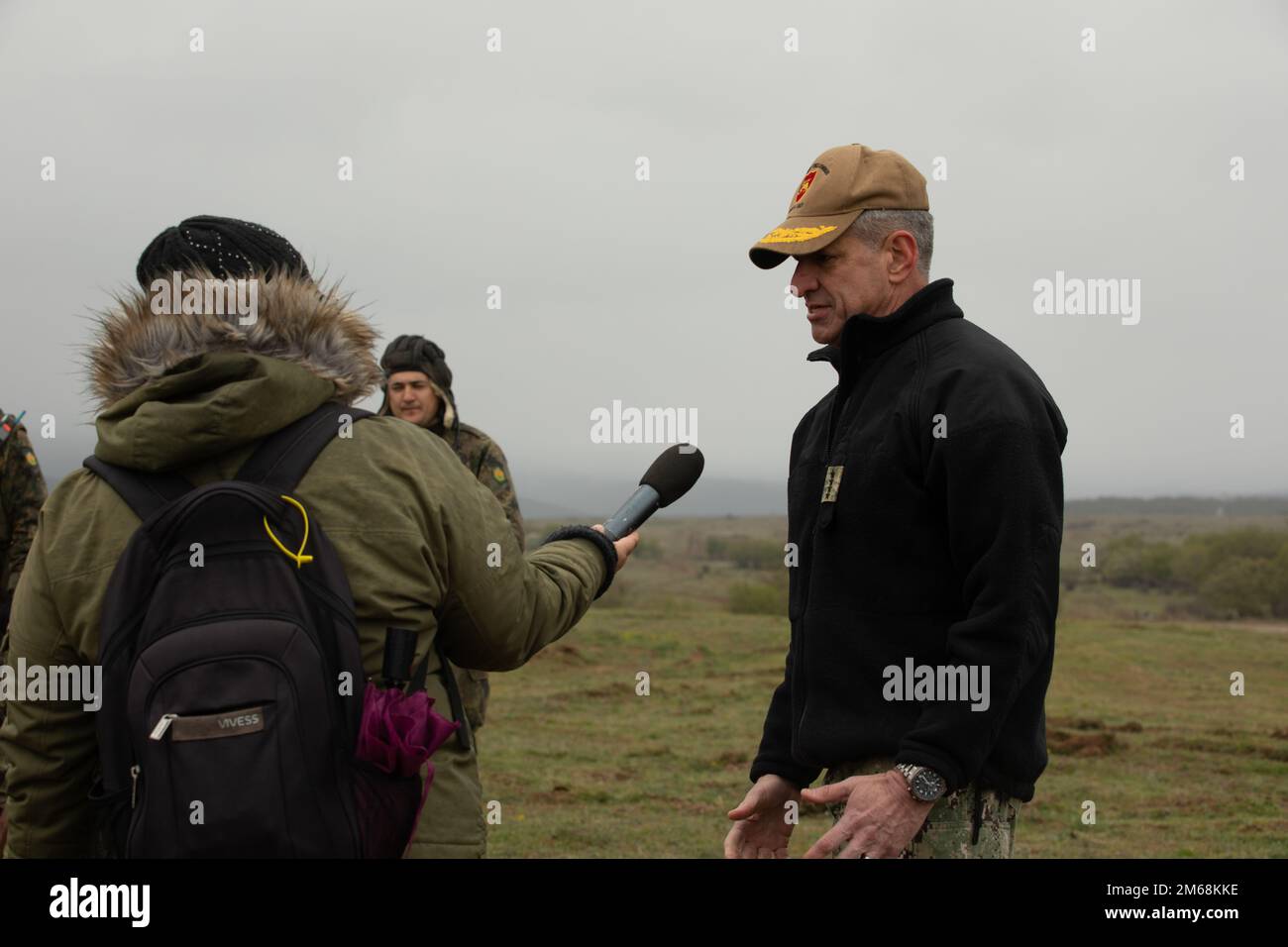 U.S. Navy Adm. Robert Burke, commander of Allied Joint Force Command ...