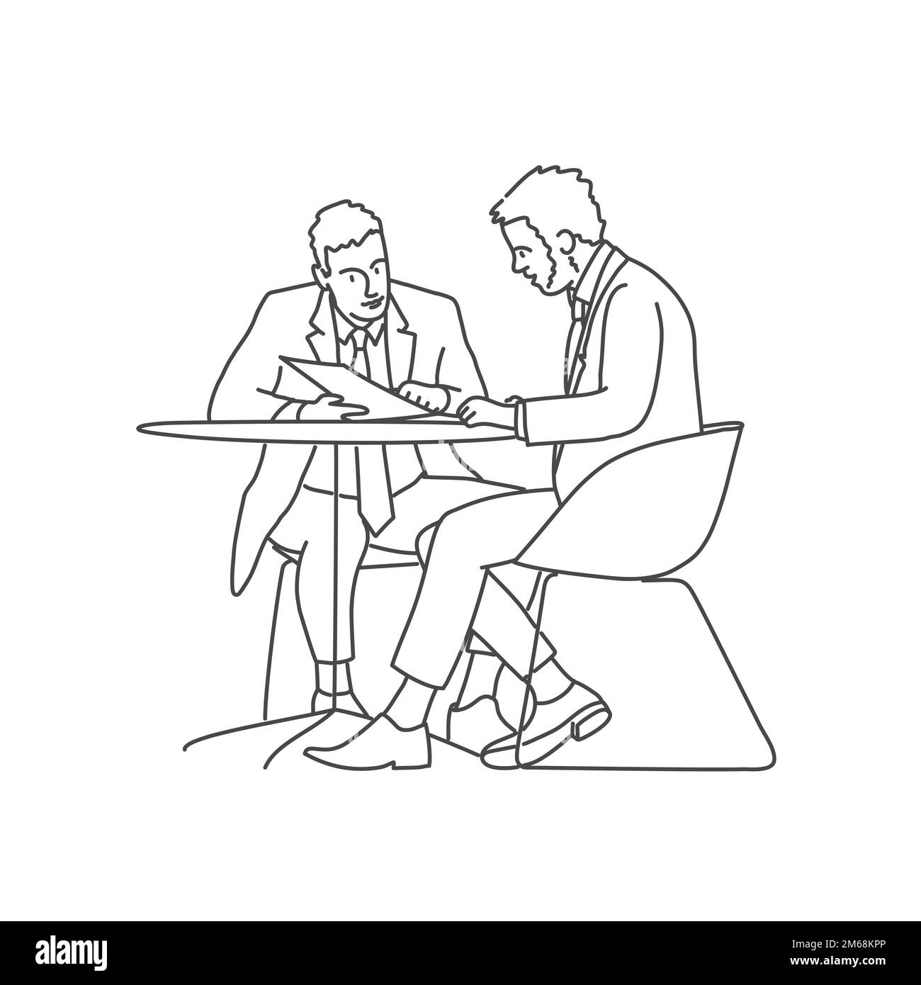 Group of men listening Stock Vector Images - Alamy