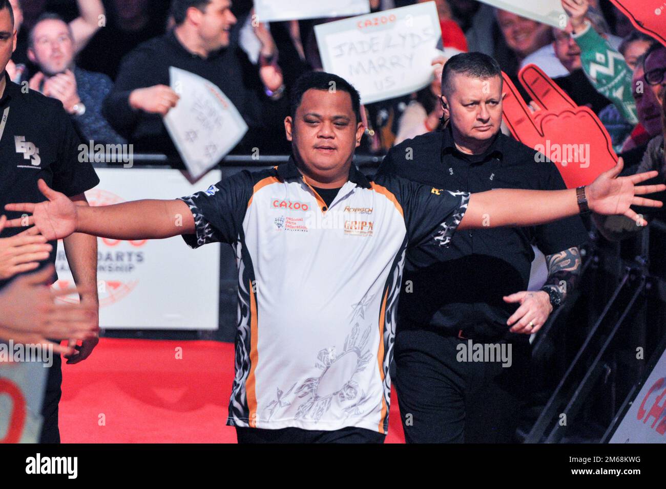 LONDON, ENGLAND - DECEMBER 19: Paolo Nebrida of The Philippines during ...