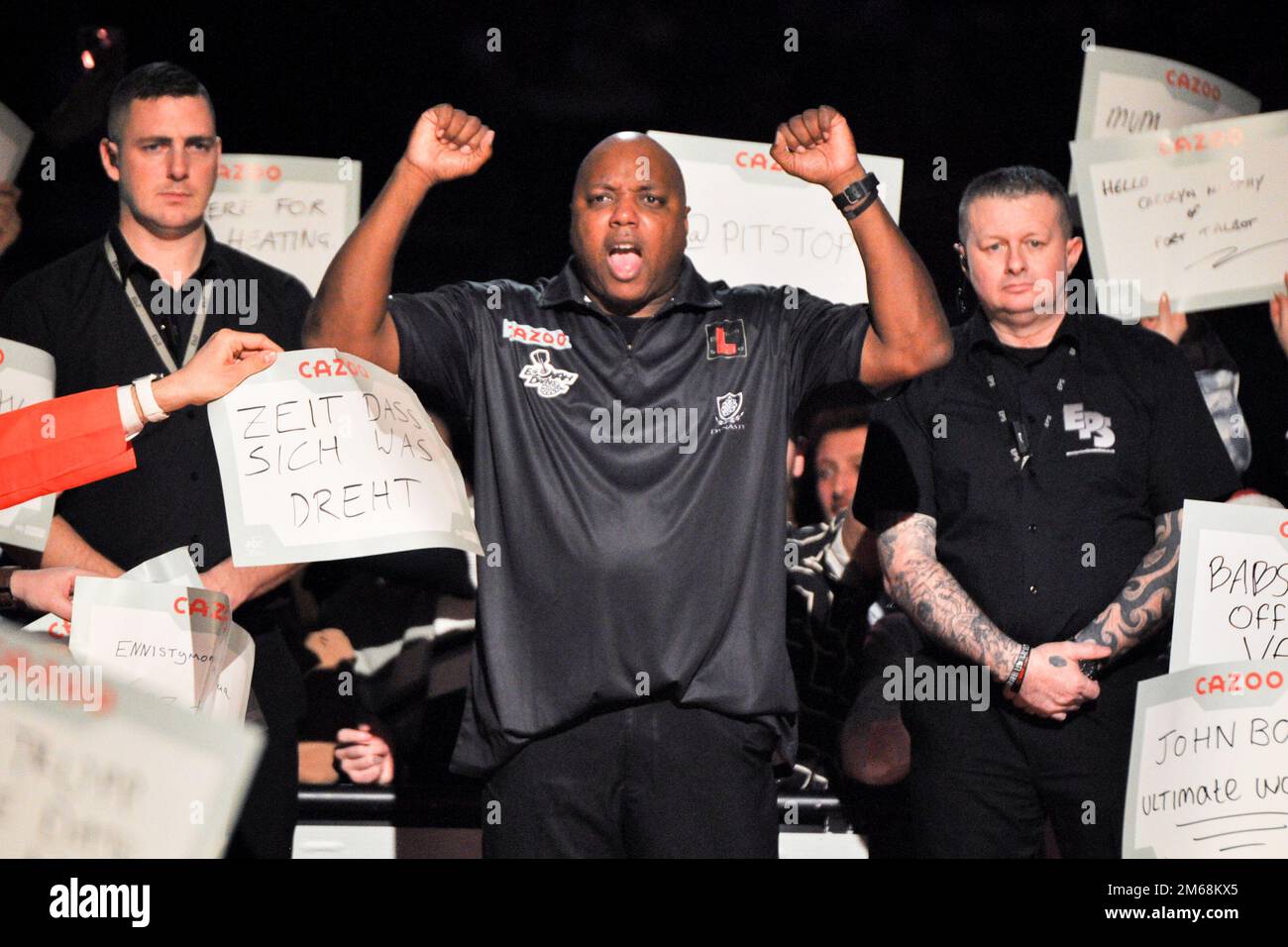 LONDON, ENGLAND - DECEMBER 19: Leonard Gates of the USA reacts during ...
