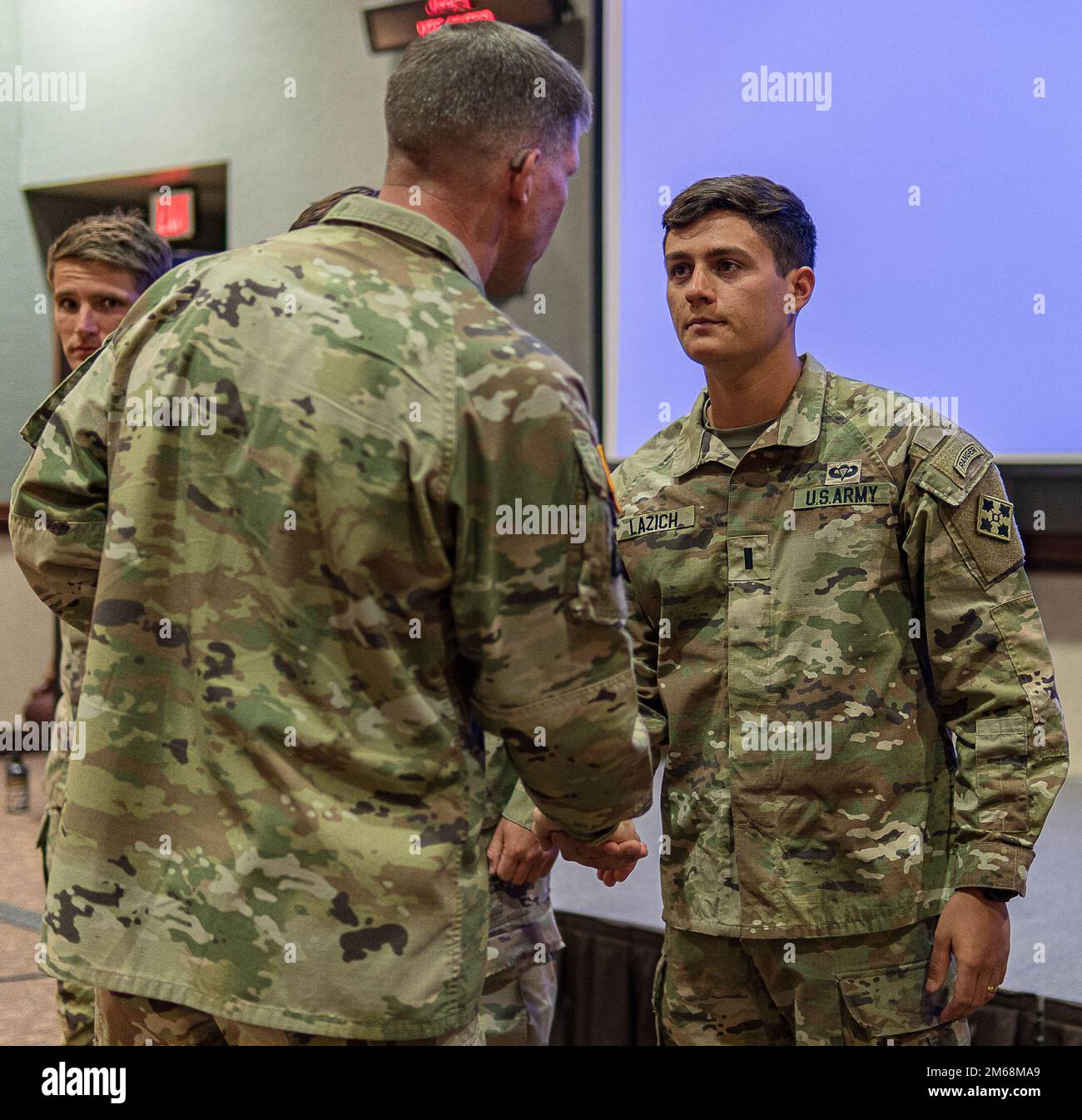 Maj. Gen. David Hodne, commanding general, 4th Infantry Division and ...