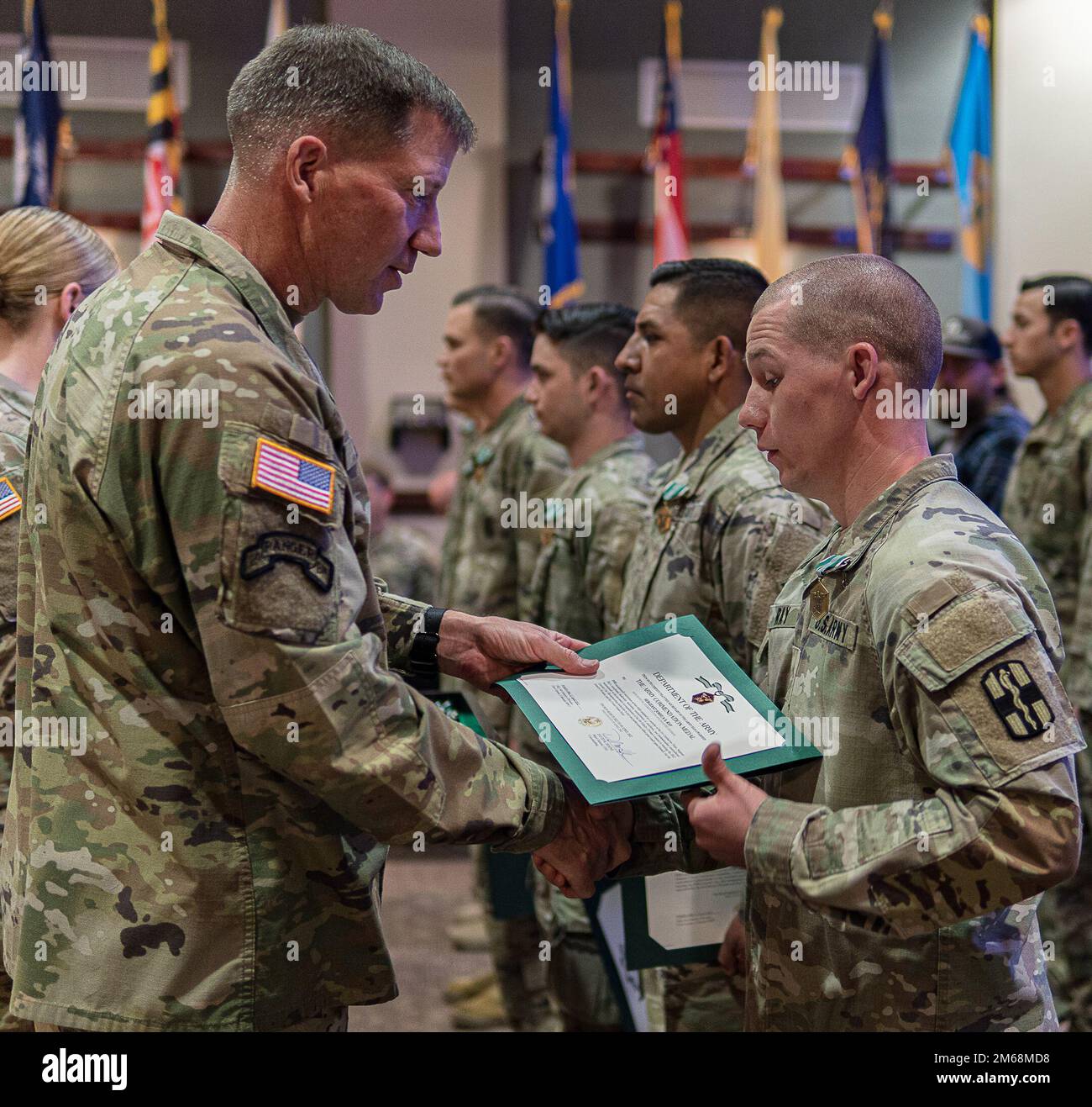 Maj. Gen. David Hodne, commanding general, 4th Infantry Division and ...