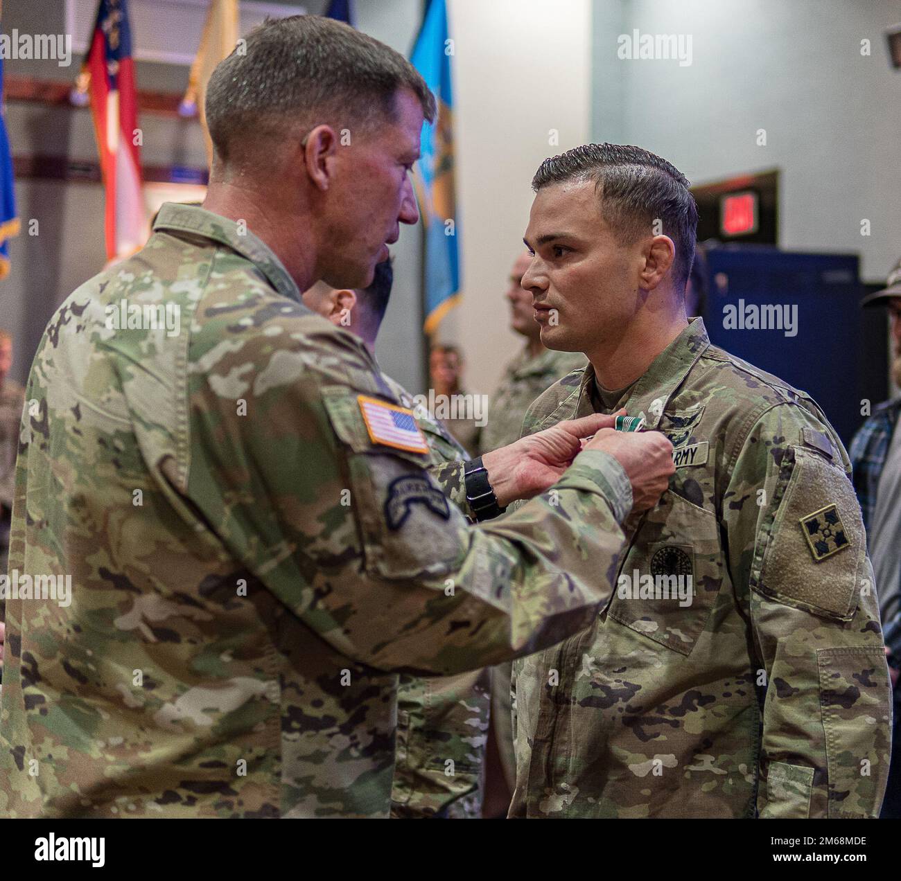 Maj. Gen. David Hodne, commanding general, 4th Infantry Division and ...