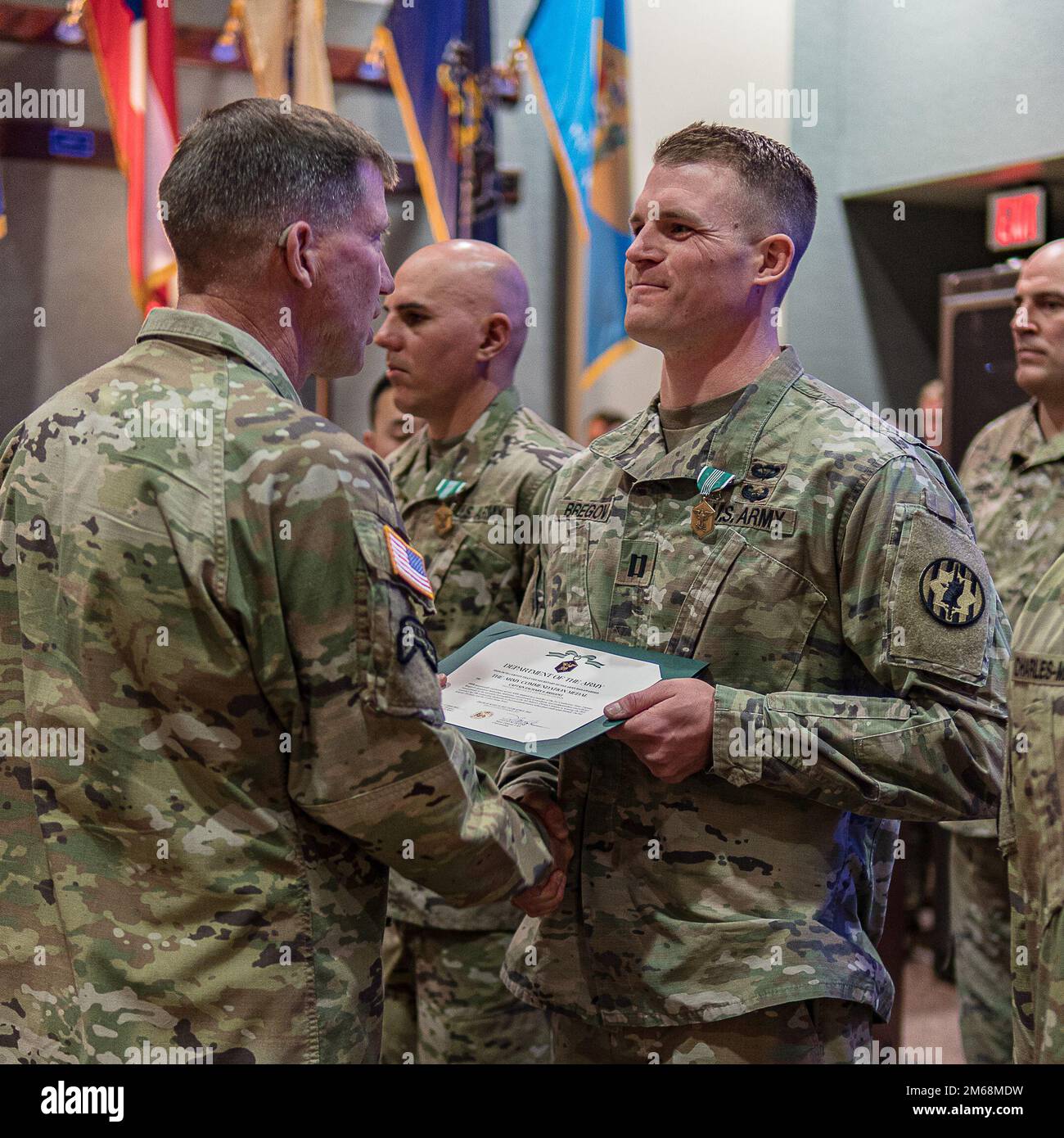 Maj. Gen. David Hodne, commanding general, 4th Infantry Division and ...