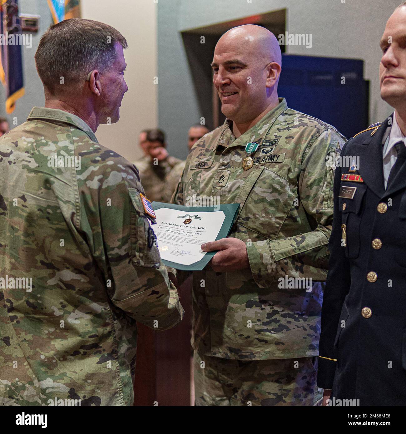 Maj. Gen. David Hodne, commanding general, 4th Infantry Division and ...