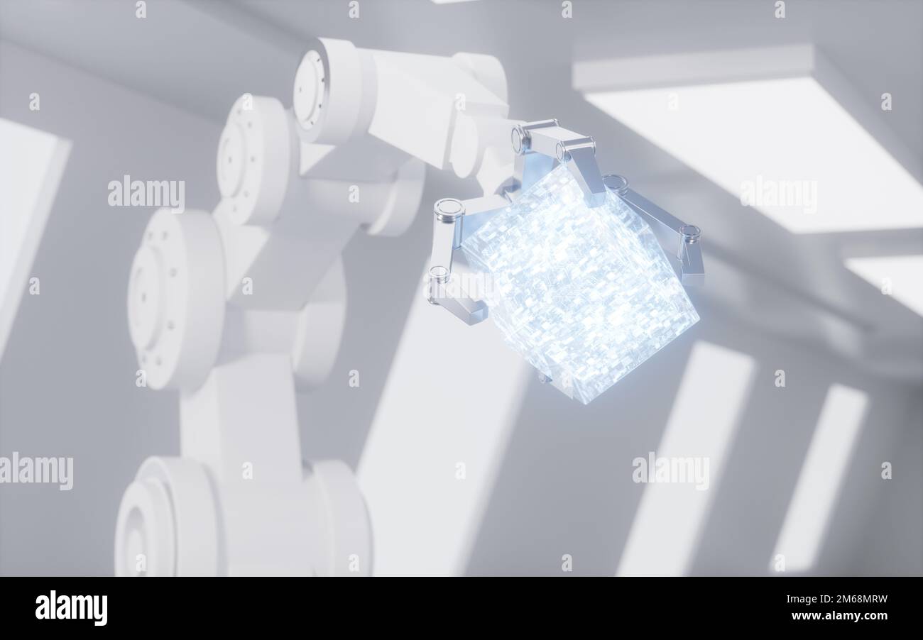 Mechanical arms circuit chip hi-res stock photography and images - Alamy