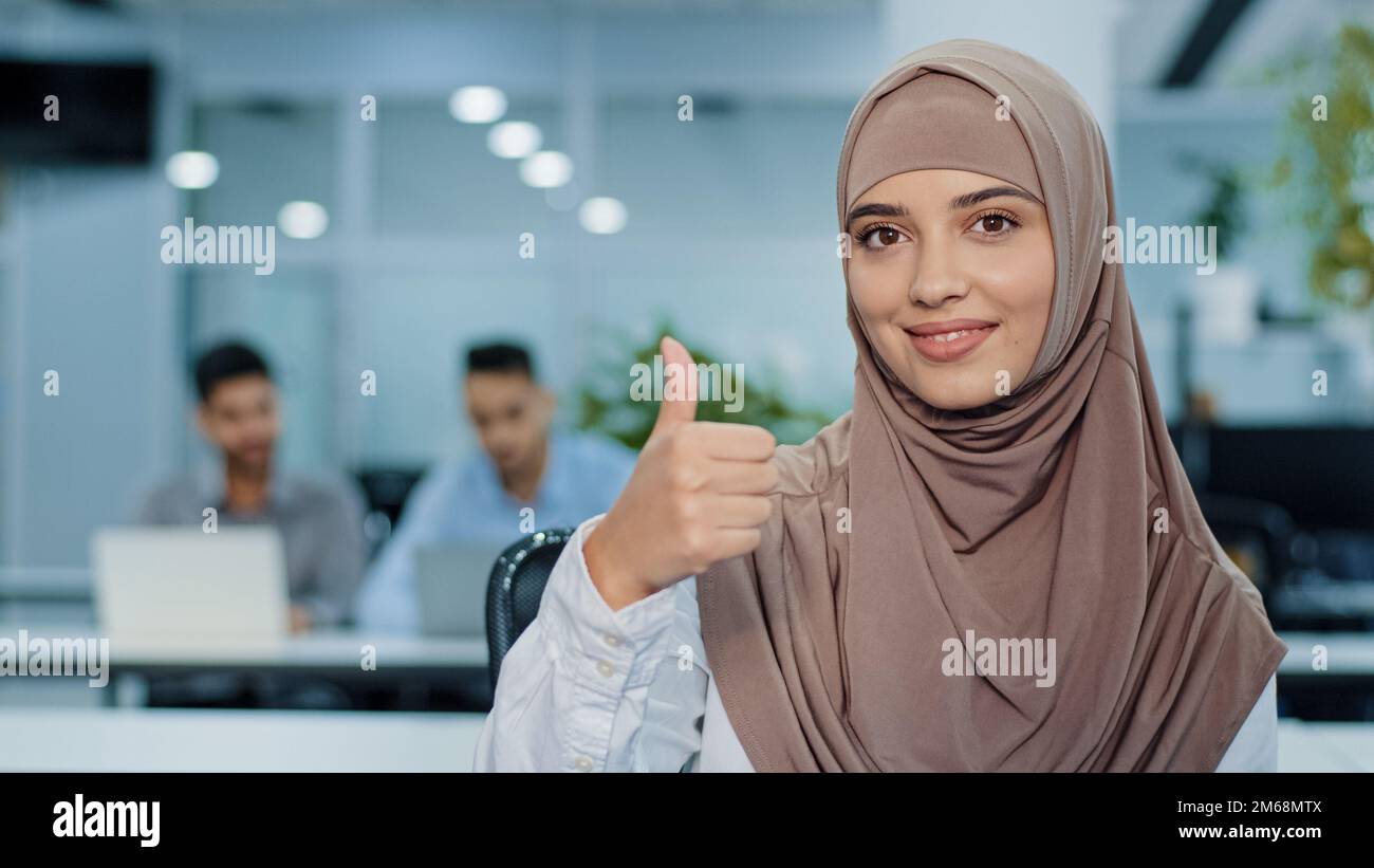 Islam Muslim businesswoman in hijab ethnic happy successful woman ...