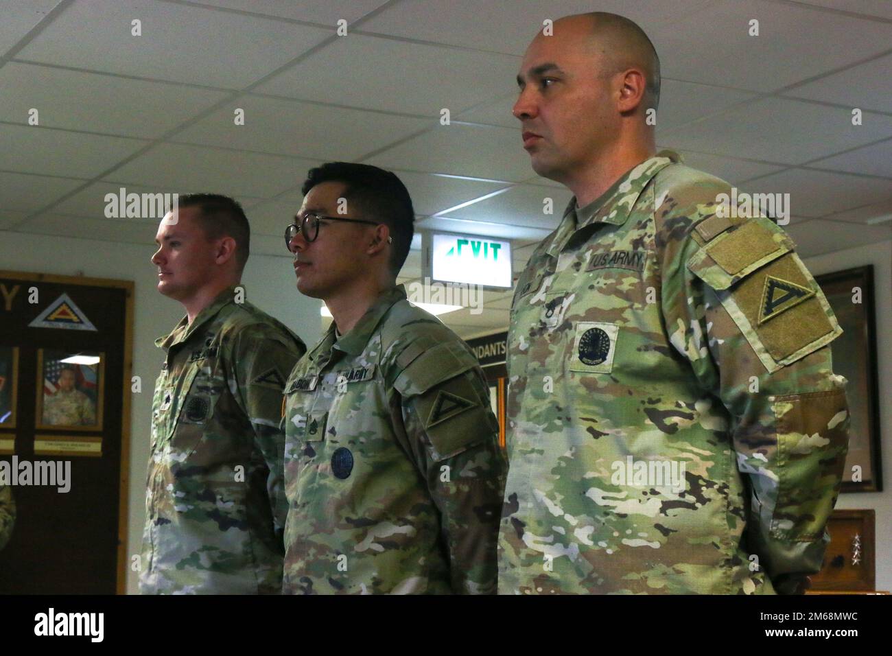 U.S. Army Europe and Africa’s Command Sgt. Maj., Command Sgt. Maj. Jeremiah E. Inman, visited ...