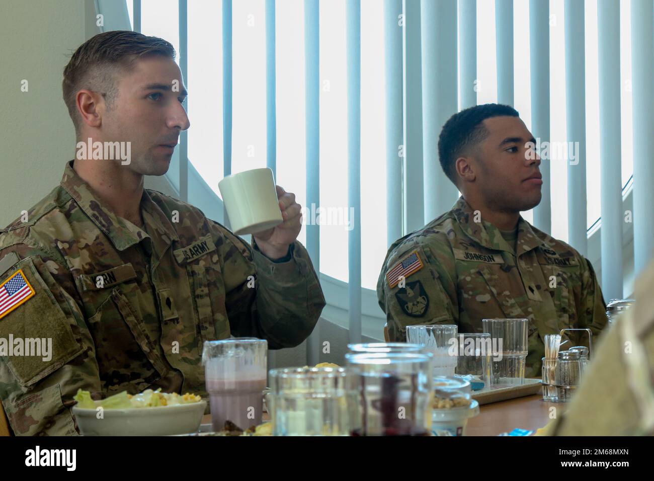 U.S. Army Europe and Africa’s Command Sgt. Maj., Command Sgt. Maj. Jeremiah E. Inman, visited ...