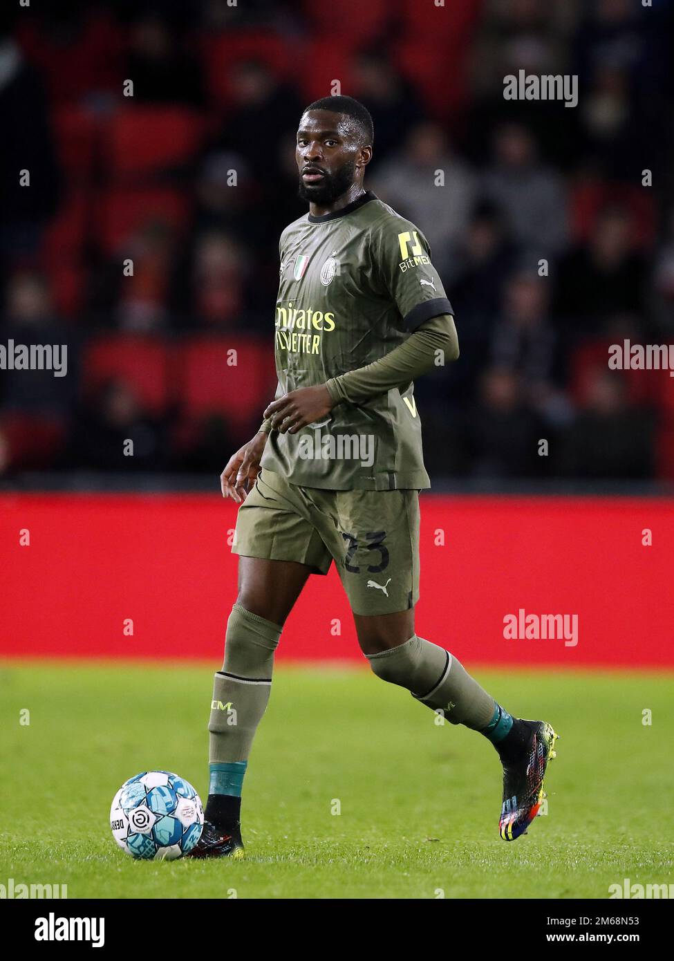 EINDHOVEN - Fikayo Tomori of AC Milan during the friendly match between ...