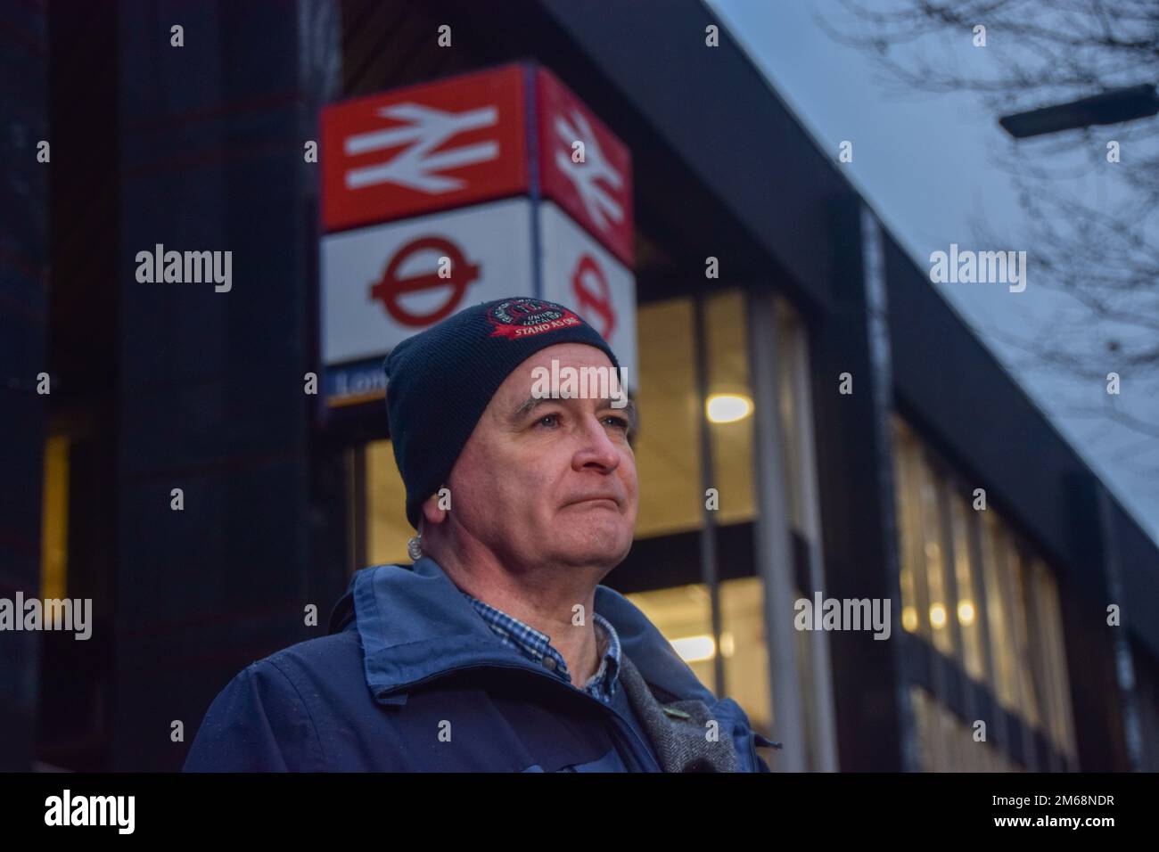 London, UK. 3rd January 2023. RMT (Rail, Maritime and Transport workers ...