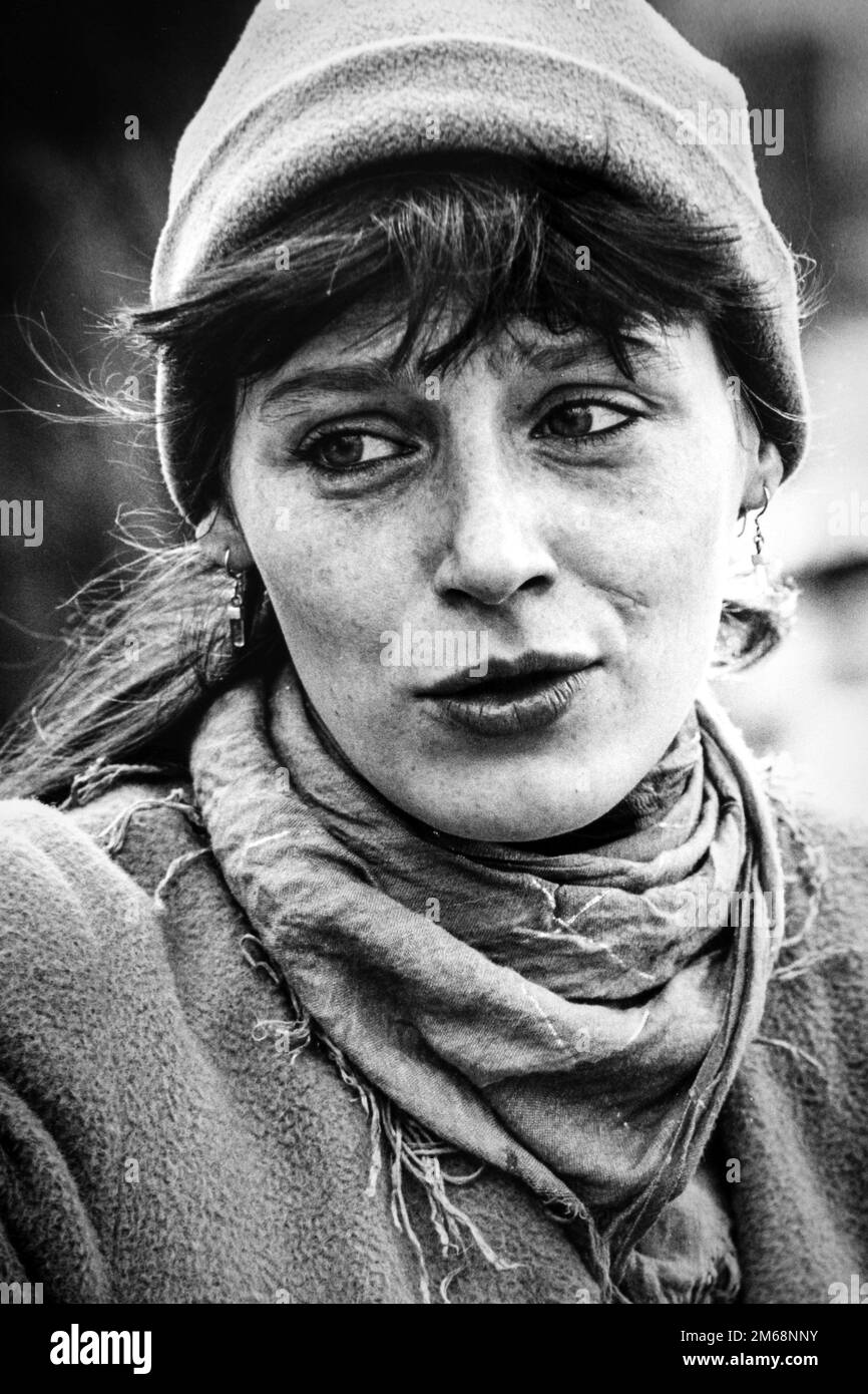 Portret of Christiane F. Christiane Felscherinow, Kinder vom Bahnhof ...