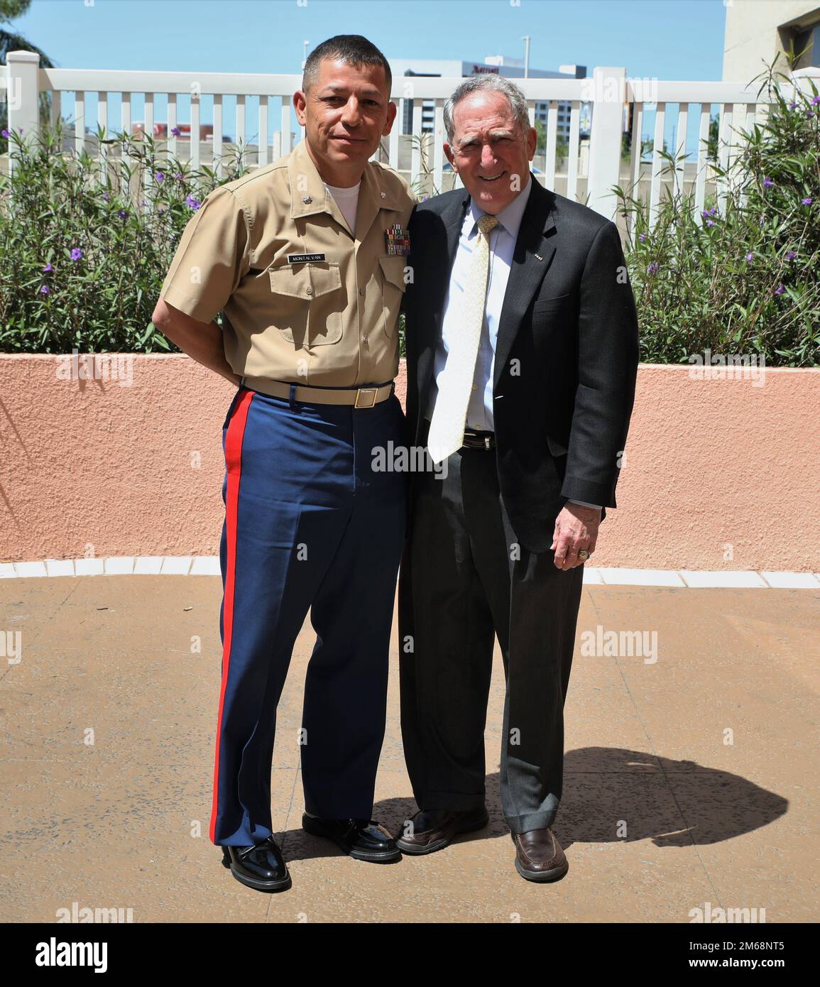 U.S. Marine Corps Lt. Col. José Montalván, 6th Marine Corps District’s ...