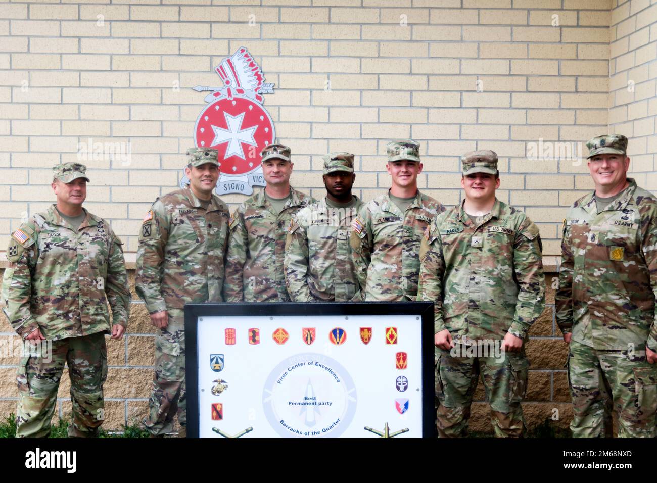 COL Rhett Taylor and Command Sgt. Maj. William Taylor pose with ...
