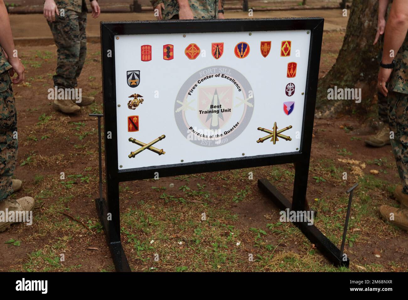 Best Barracks competition sign Stock Photo - Alamy