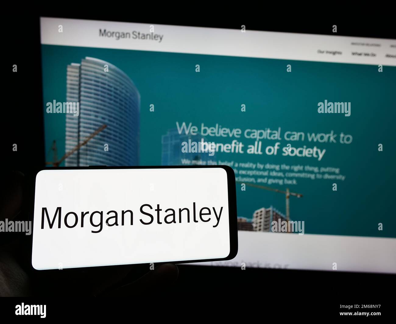 Morgan stanley logo hi-res stock photography and images - Alamy