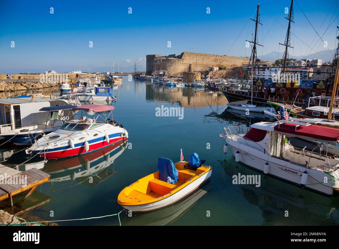 Kyrenia harbour, North Cyprus Stock Photo - Alamy