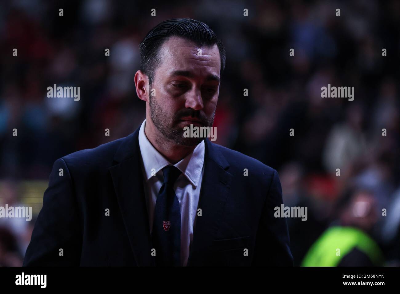 Varese, Italy. 02nd Jan, 2023. Matt Brase Head Coach of Pallacanestro ...