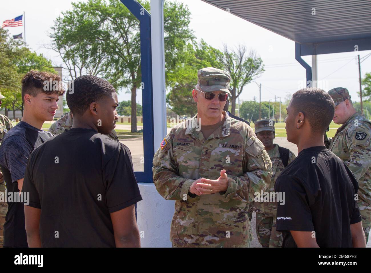 Maj. Gen. Steven Gilland, deputy commanding general-maneuver, III ...