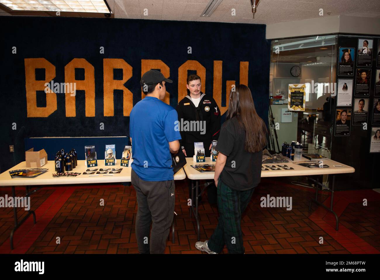 UTQIAGVIK, Alaska – Engineman Second Class Tate Snow speaks with Barrow ...