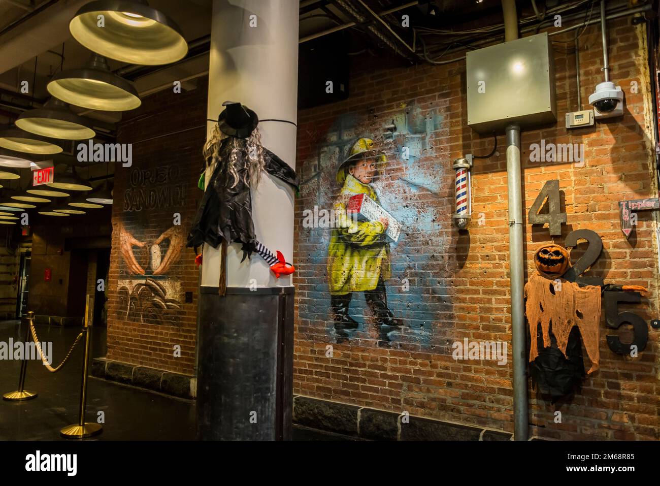 Chelsea Market, a food hall, shopping mall, office building and ...
