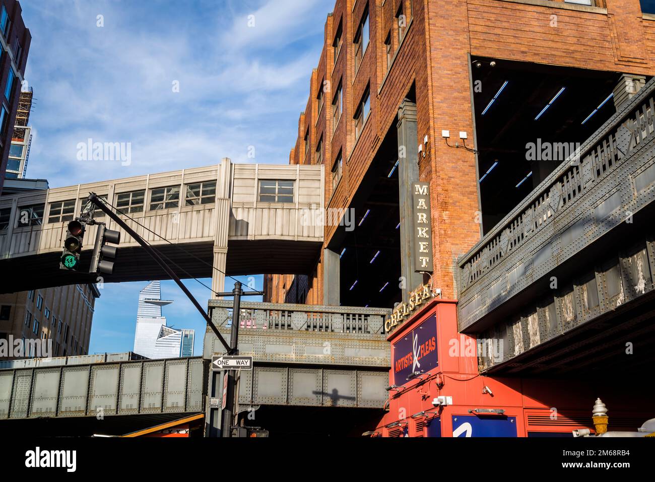 Chelsea Market, a food hall, shopping mall, office building and ...