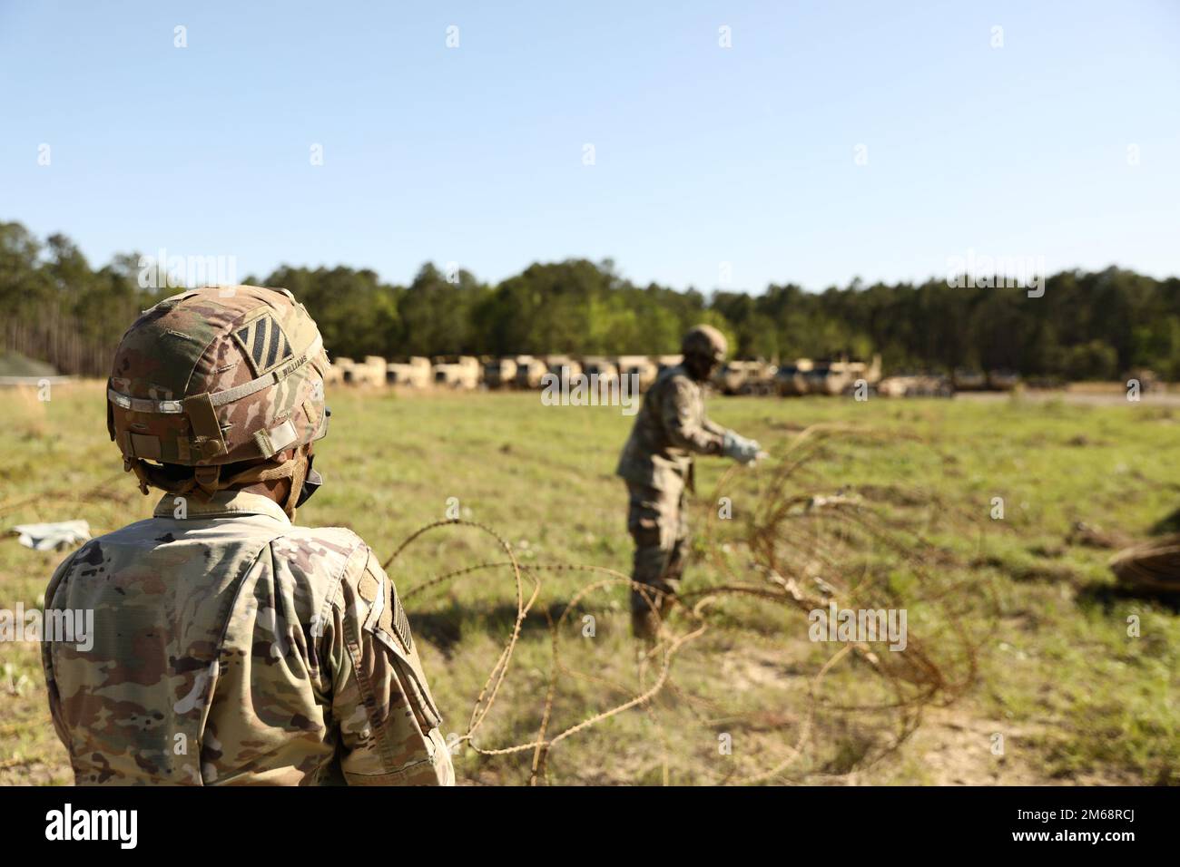 Soldiers with 87th Division Sustainment Support Battalion, 3rd Division ...