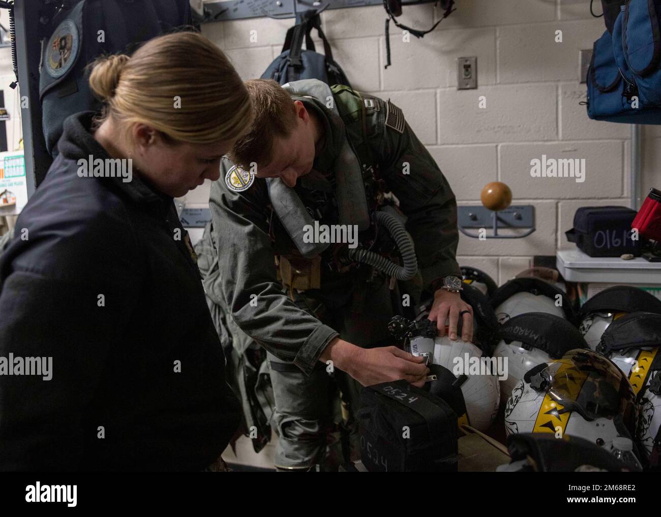 Aircrew Survival Equipmentman 3rd Class Kimberly Turner, left, and Lt ...