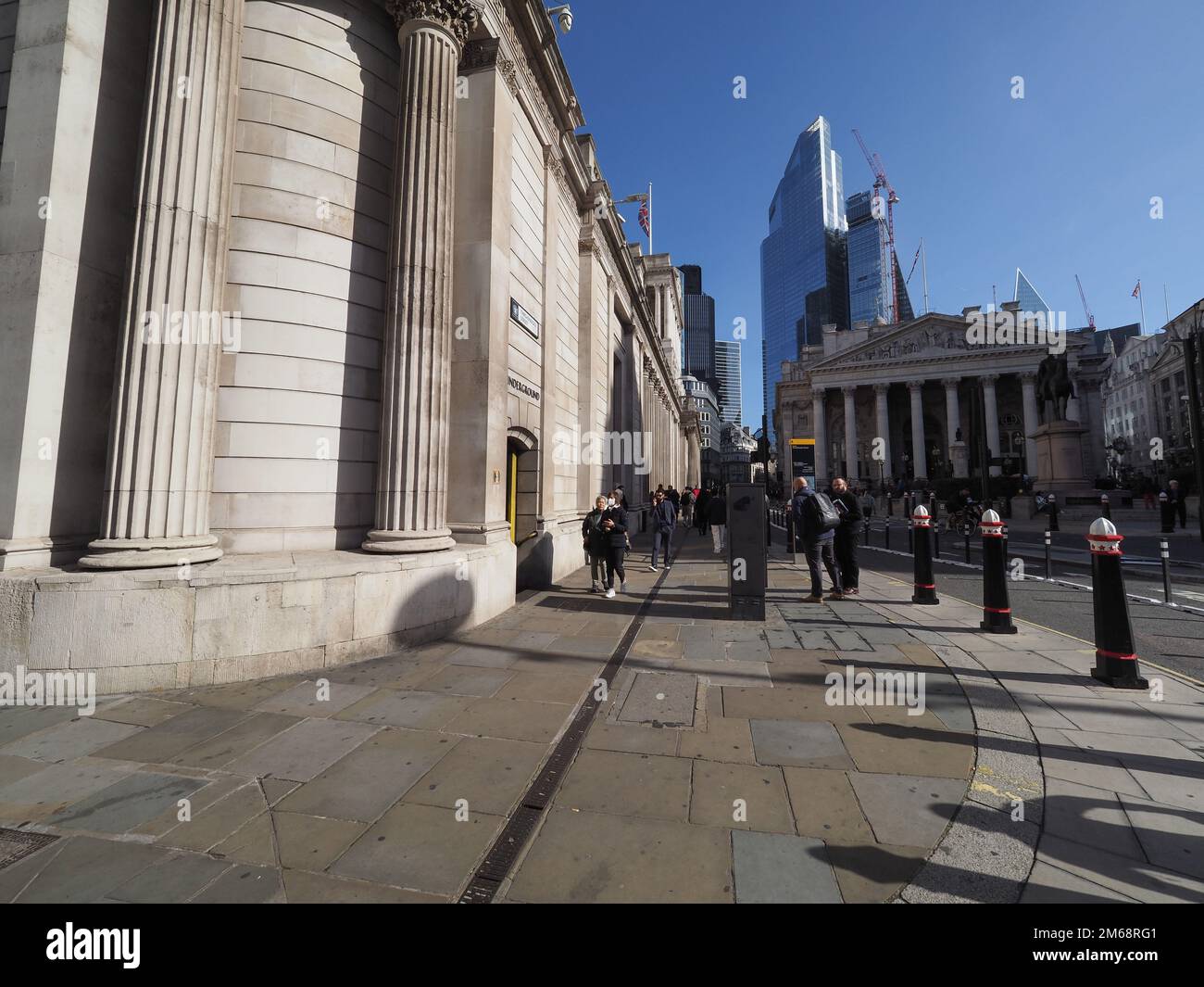 LONDON, UK - CIRCA OCTOBER 2022: Bank of England BoE and Royal Stock ...