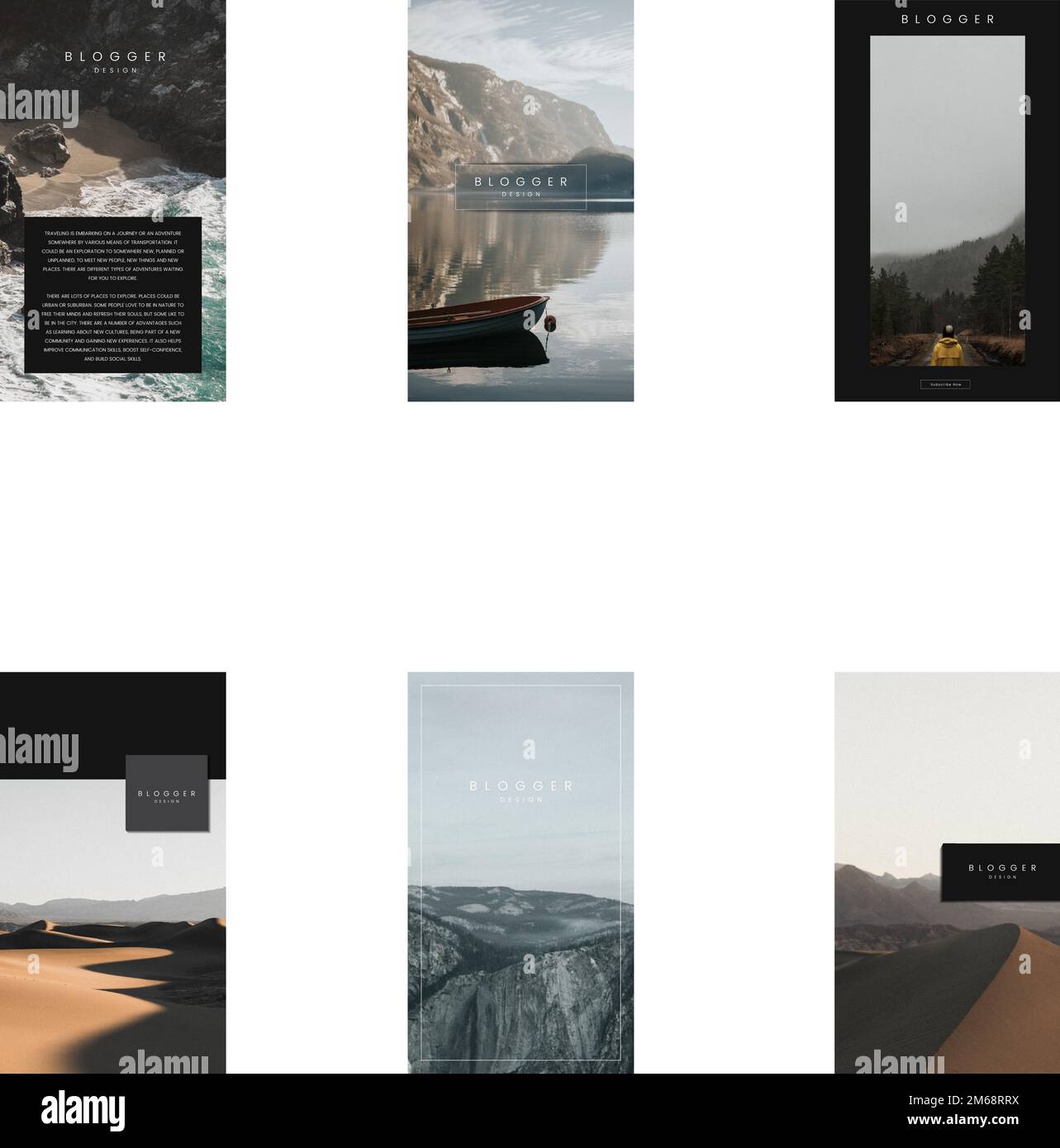 Blogger journey Stock Vector Images - Alamy