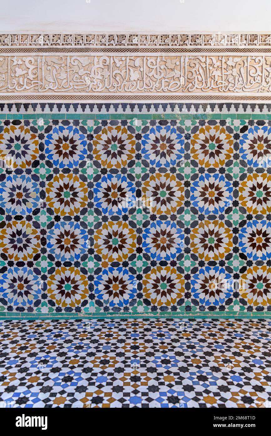 Ben Youssef Madrasa located in Marrakech was an Islamic college. The ...