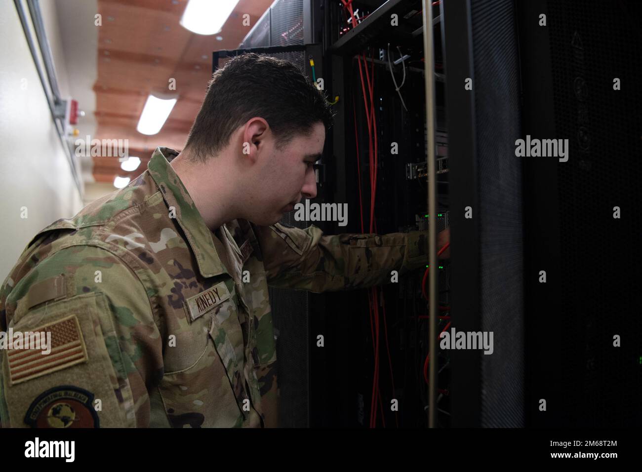 Senior Airman Nathan Kennedy, 608th Air Communications Squadron system ...