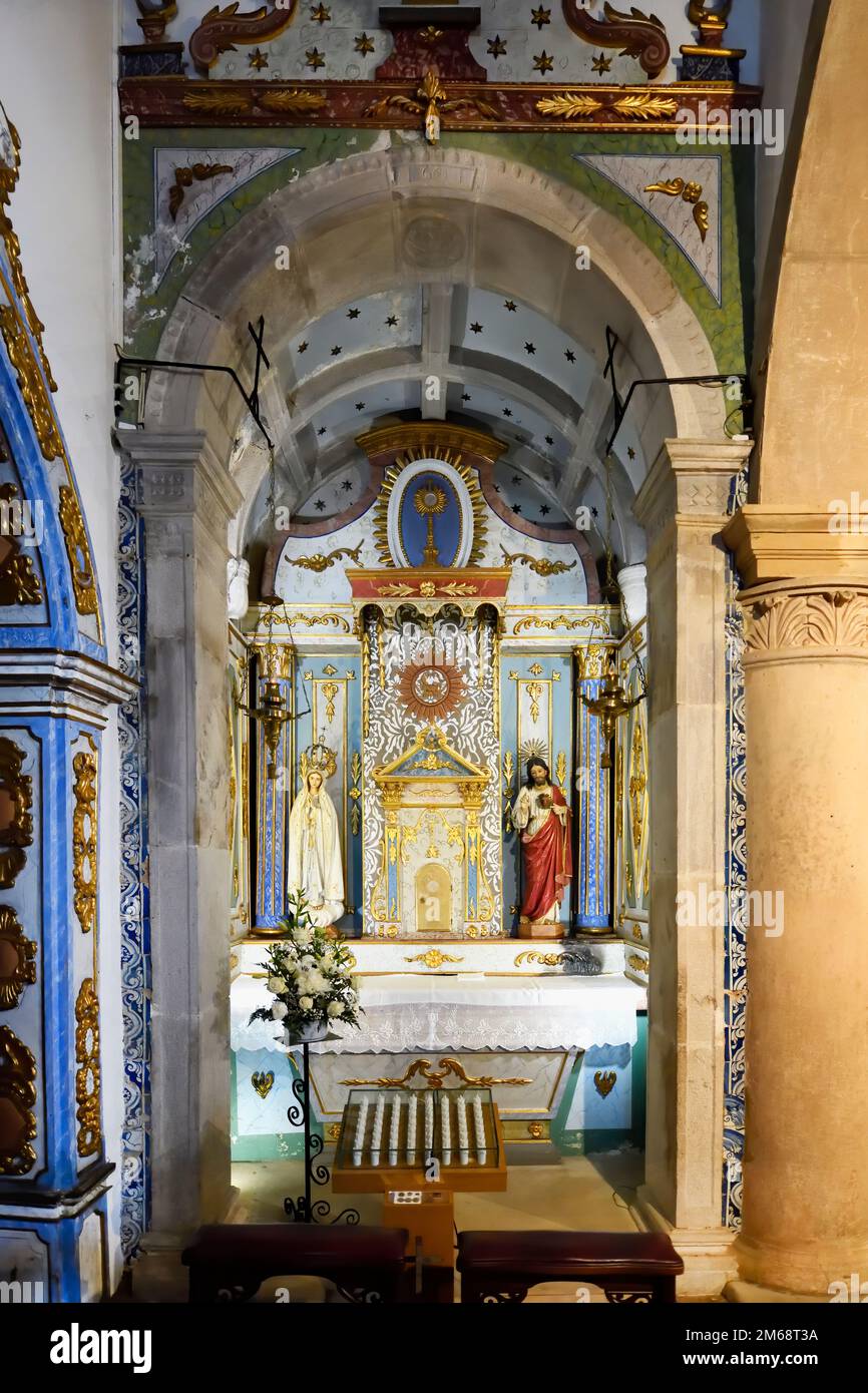 Our Lady of the Assumption Church, Side Chapel, Alte, Loule, Algarve ...