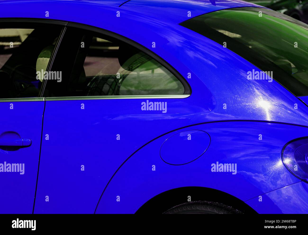 blue model of the famous vintage car Stock Photo - Alamy