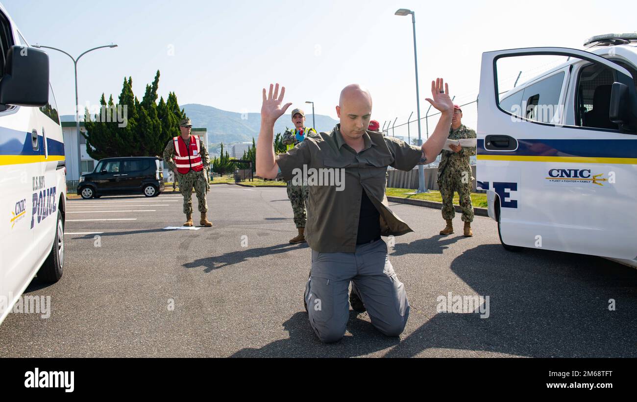 Master-at-Arms Seaman Apprentice Ashley Kibbe, assigned to Commander ...