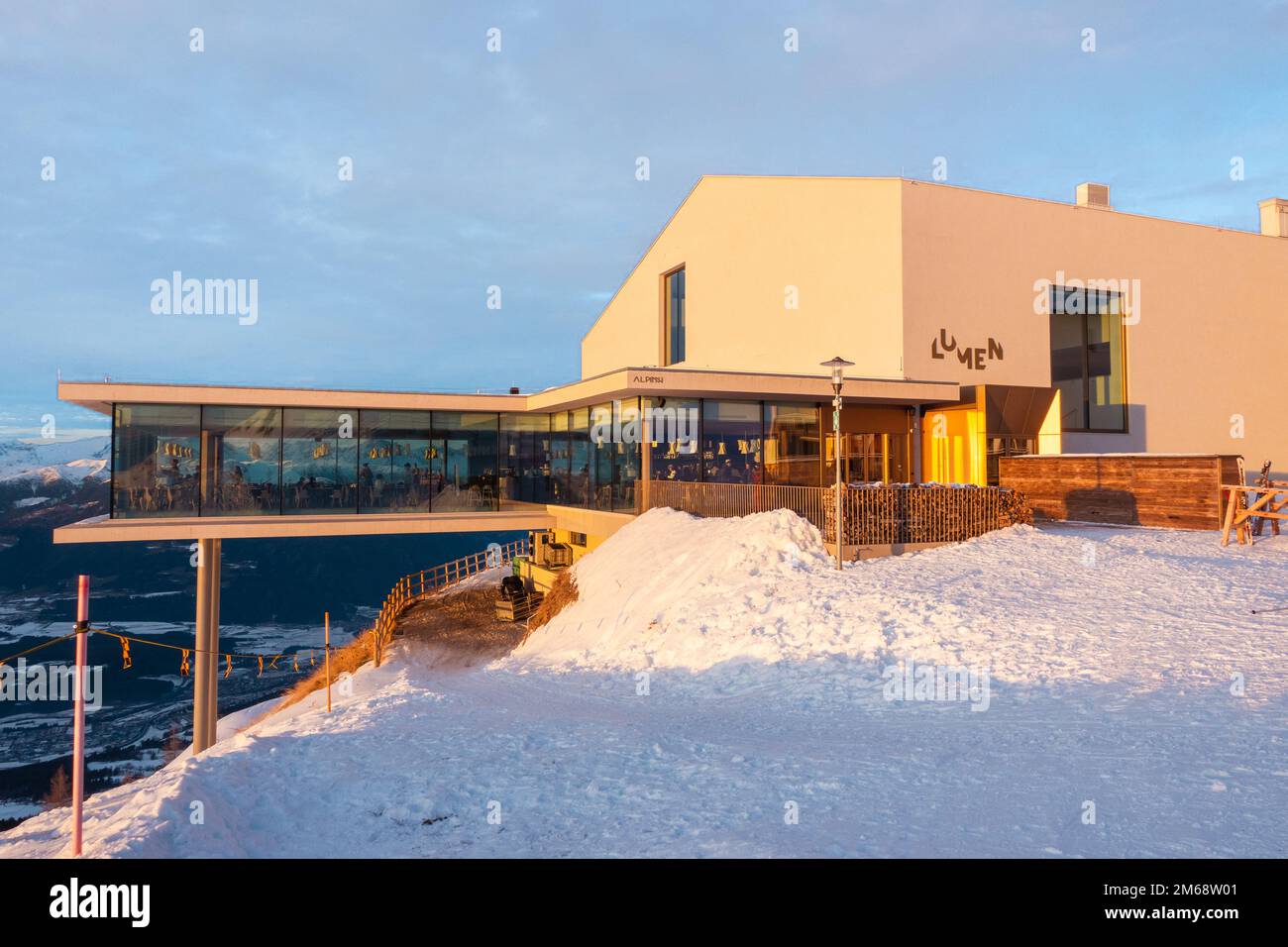 Entrance of the Lumen Museum on the Kronplatz (Plan de Corones). museum ...