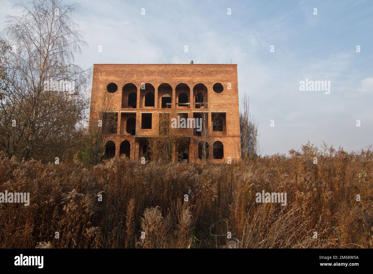 Ruins of an old castle Stock Photo - Alamy