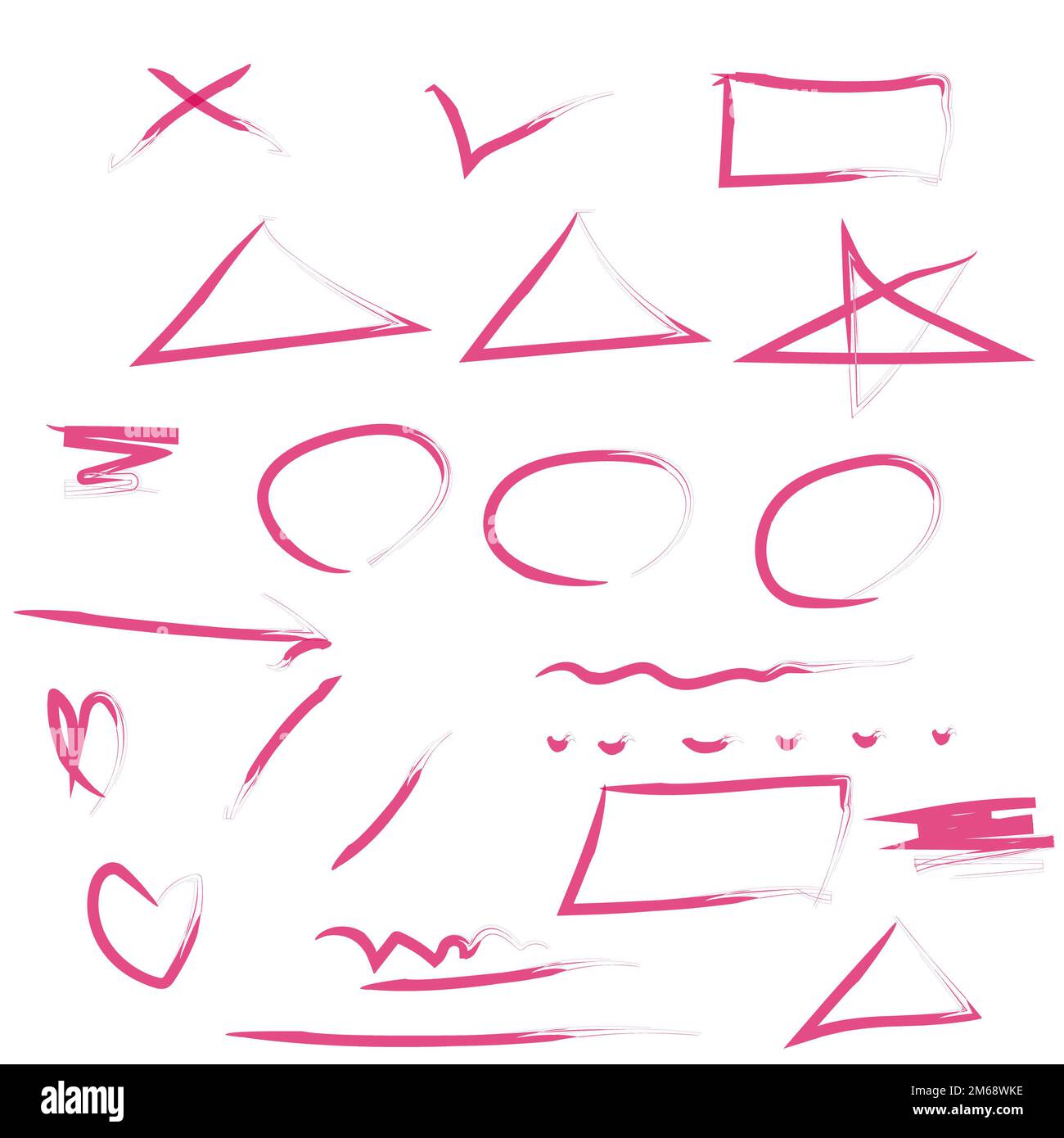 the collection of various arrows Stock Photo - Alamy
