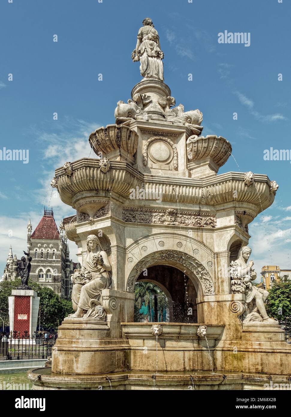 10 17 2022 Flora Fountain built in 1864 at the Hutatma Chowk Martyr’s ...